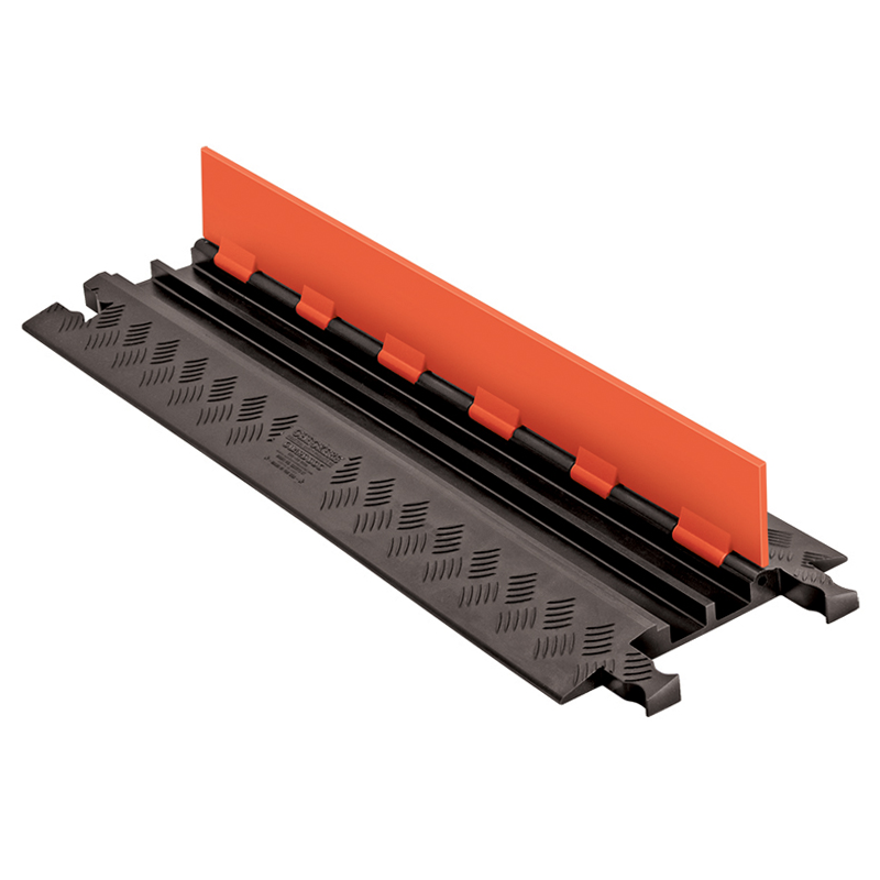 Guard Dog® Cable Protector 2 Channel - Orange/Black - GD2X75-ST-O/B